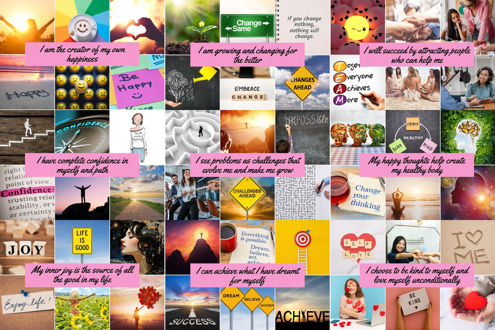 FREE Affirmation Vision Board – Evolve PMU